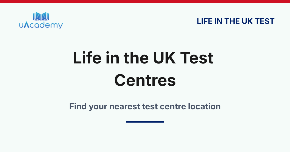 Life in the UK Test Centres - Find One Near You (2026)